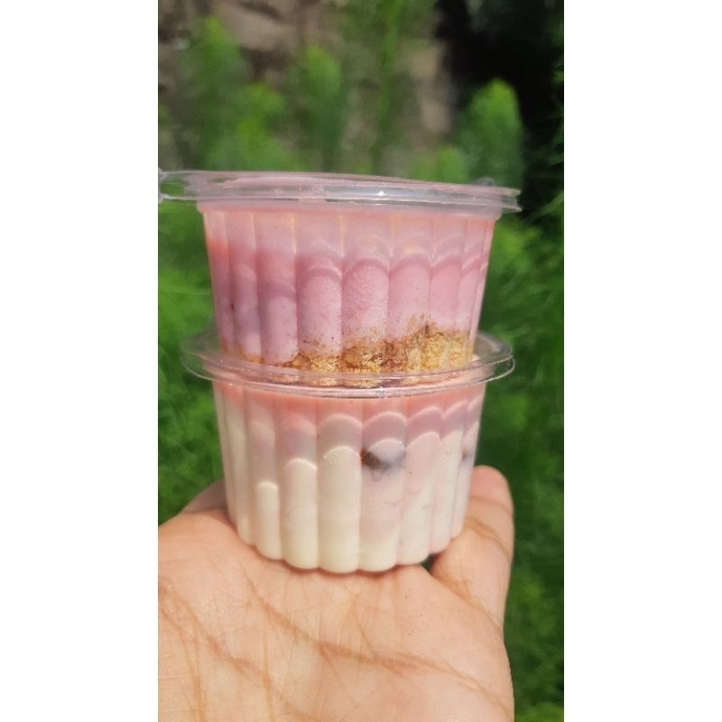 Jual Cup Mika 70ml dengan tutup untuk Jelly / Puding / Ice Cream ...