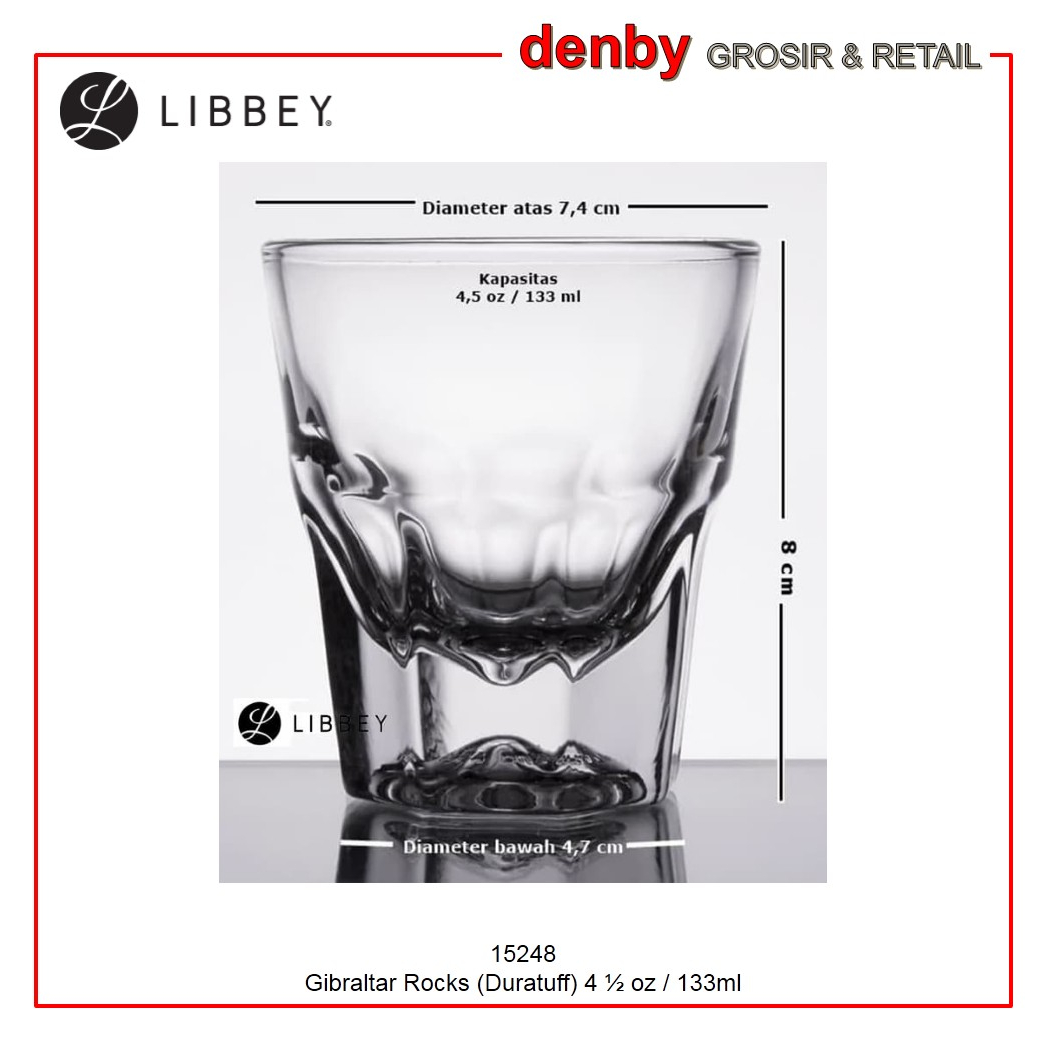 Jual Libbey Gelas 15248 Gibraltar Glass Jus Teh 133ml | Shopee Indonesia