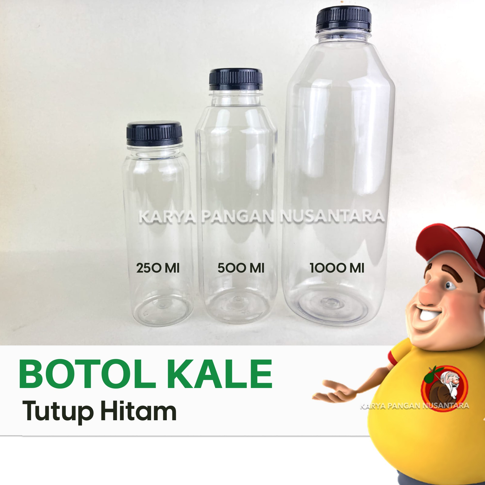 Jual BOTOL KALE BOTOL PLASTIK PET TEBAL TUTUP HITAM BOTOL MINUMAN KEKINIAN PER PCS | Shopee ...