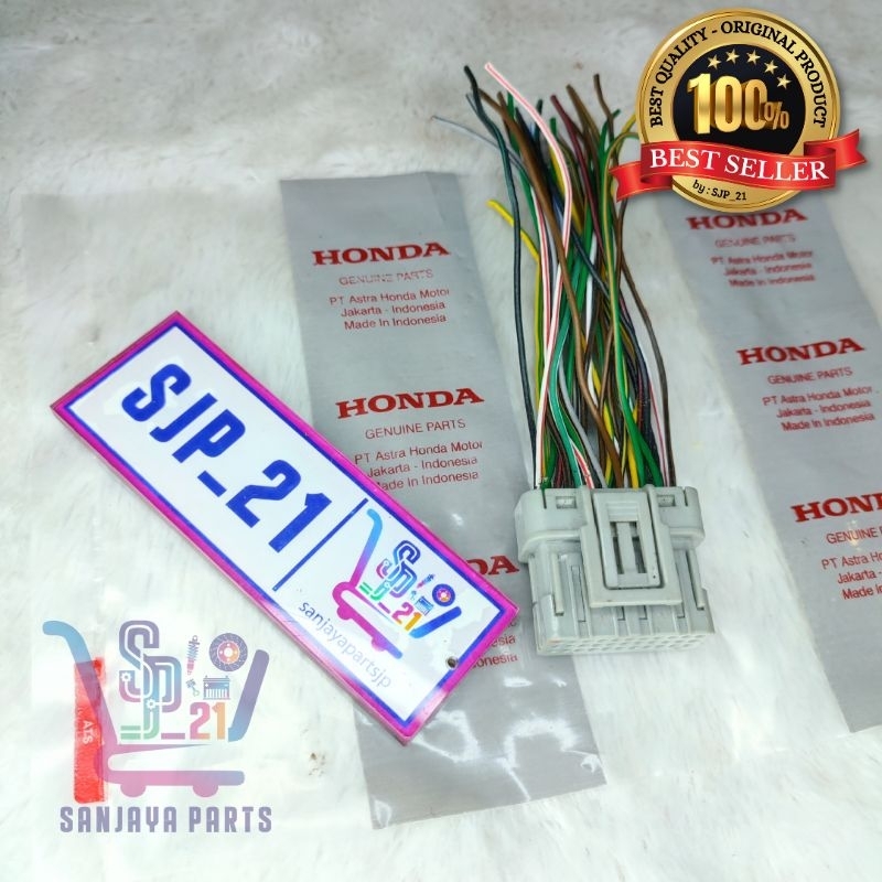 Jual soket socket ecu ecm beat fi spacy scoopy vario 110 vario 125 pin ...