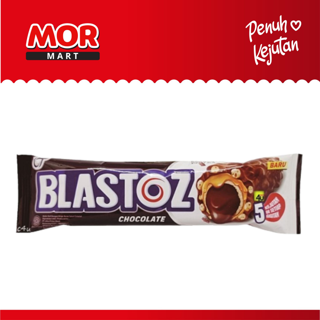 Jual BLASTOZ Bitez Chocolate Cemilan Coklat Wafer Biskuit 24 gr ...