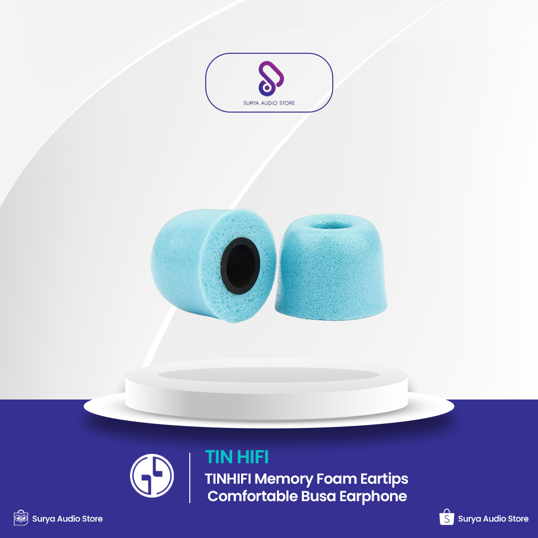 Jual TINHIFI Memory Foam Eartips Comfortable Busa Earphone | Shopee ...