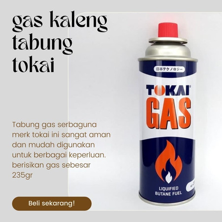 Jual GAS KALENG TABUNG TOKAI / TOKAI GAS | Shopee Indonesia