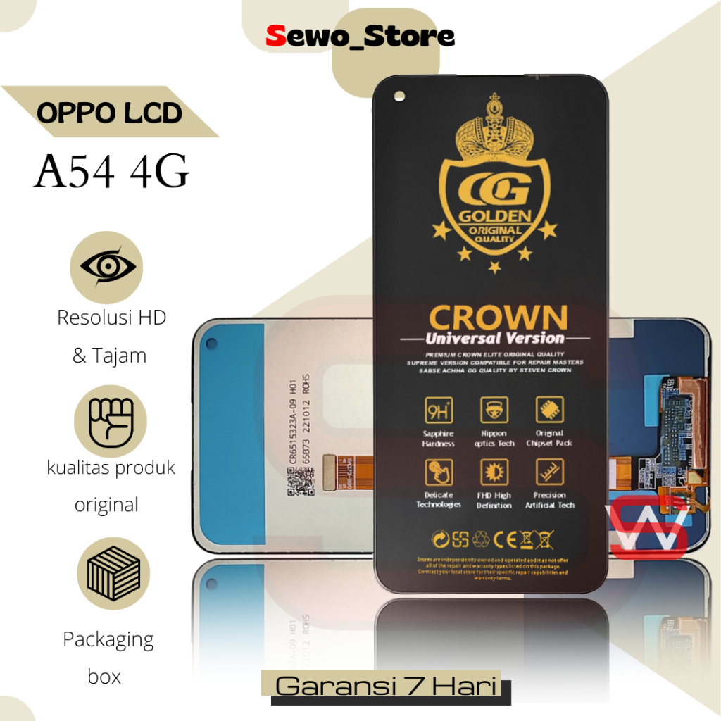 Jual LCD TOUCHSCREEN OPPO A54 4G / A55 / CPH2239 ORIGINAL TS FULLSET | Shopee Indonesia