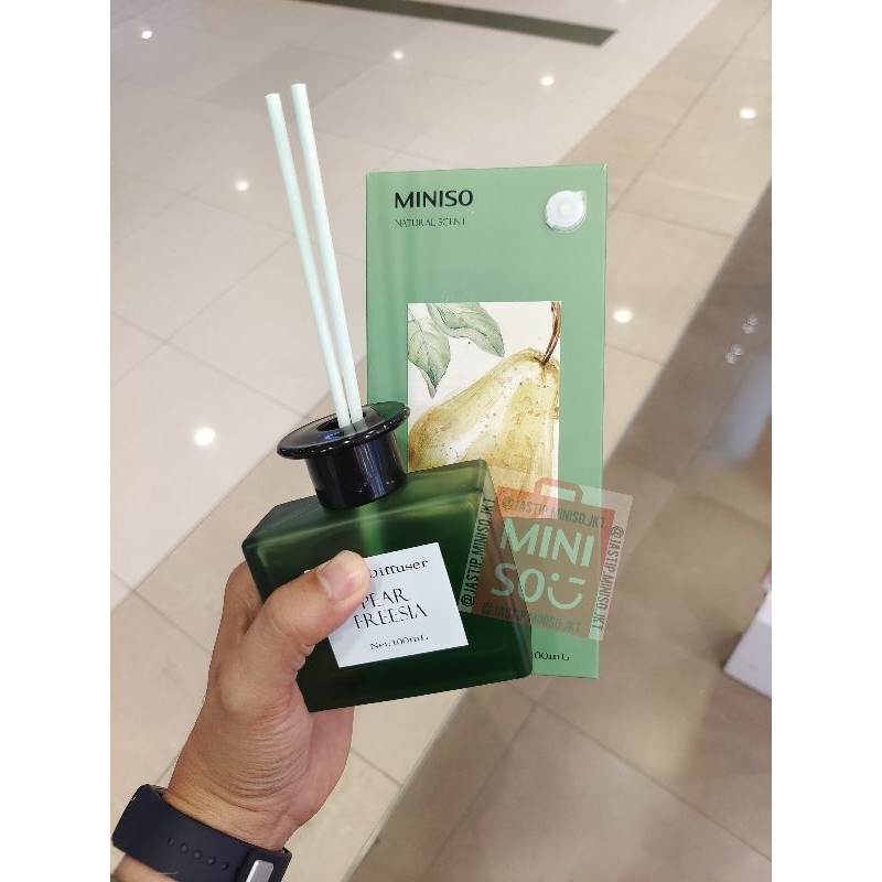 Jual MINISO Scent Diffuser PEAR & FREESIA (100ml) | Shopee Indonesia