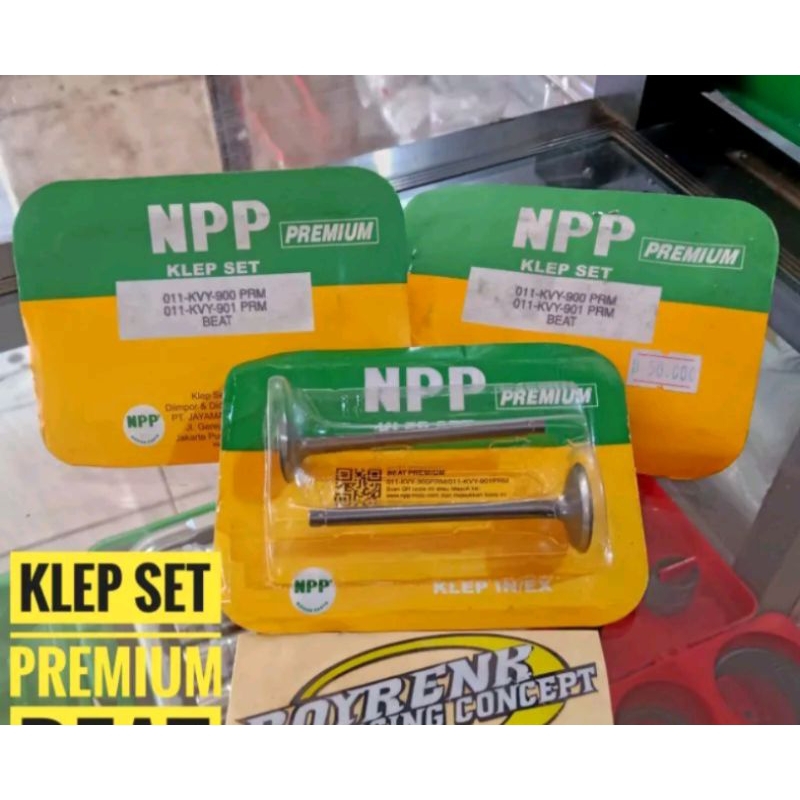 Jual KLEP SET / PAYUNG KLEP IN EX BEAT KVY KZL K44 NPP-BOYRENK RACING | Shopee Indonesia