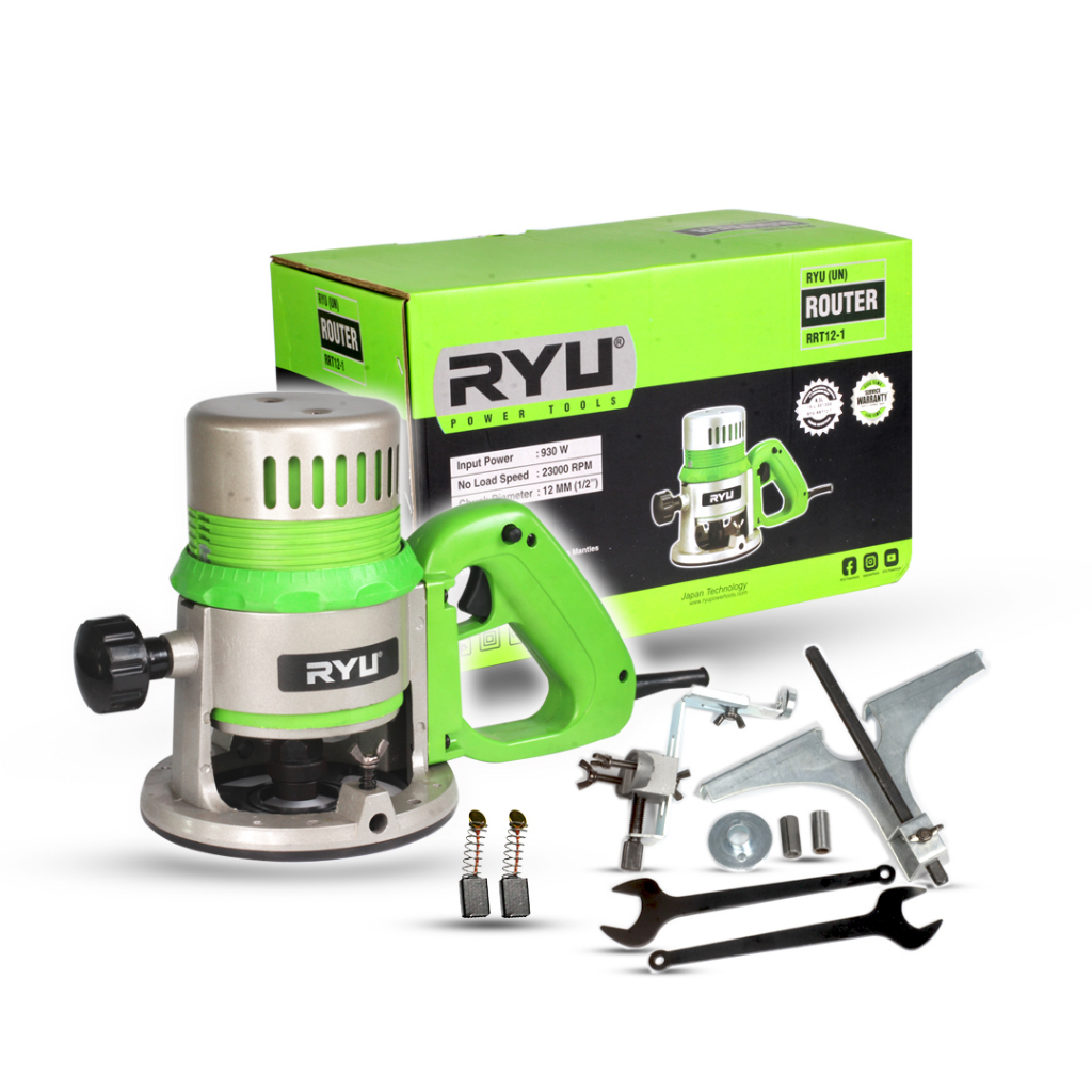 Jual Mesin Router Trimmer BESAR Profil Kayu duduk 12mm ORIGINAL RYU RRT ...