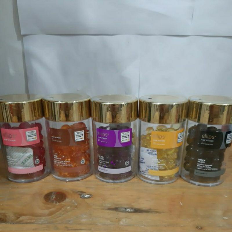 Jual Ellips Hair Vitamin Rambut Jar isi 50 | Shopee Indonesia