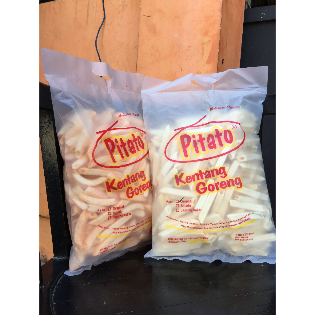 Jual jajan viral PITATO, POTATO KENTANG GORENG (dua bersaudara ...