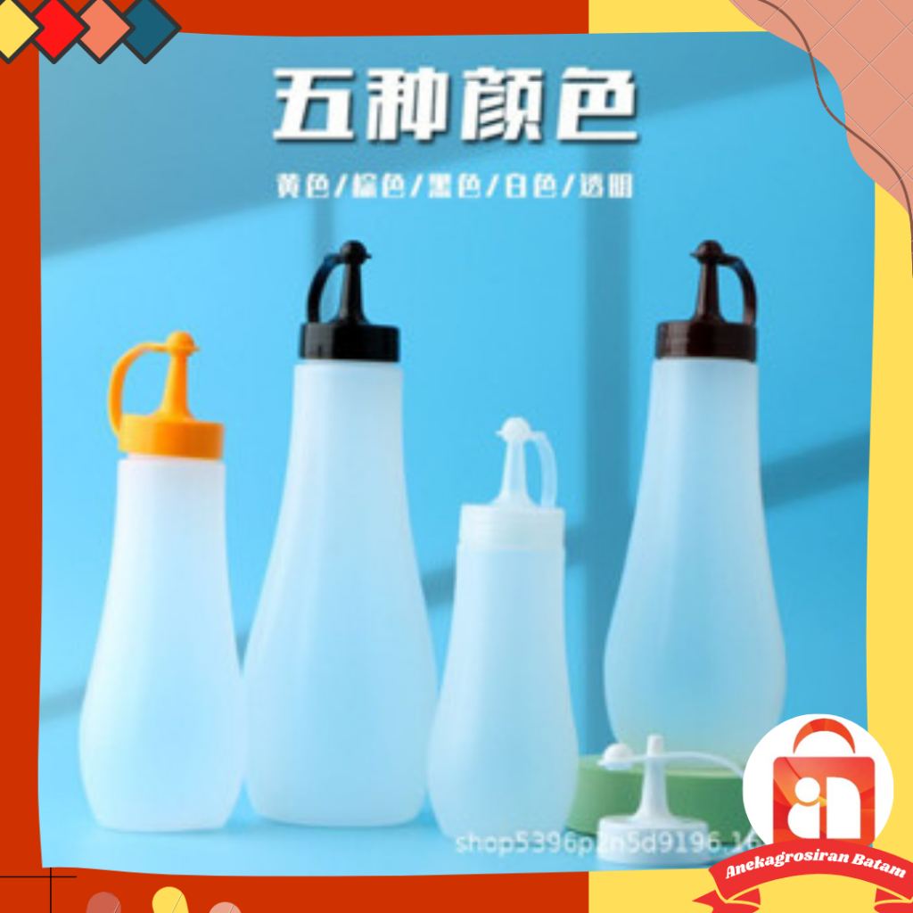 Jual AGB - ABTS1525 Botol Saus Squeeze Squirt / Botol Plastik Sirup ...