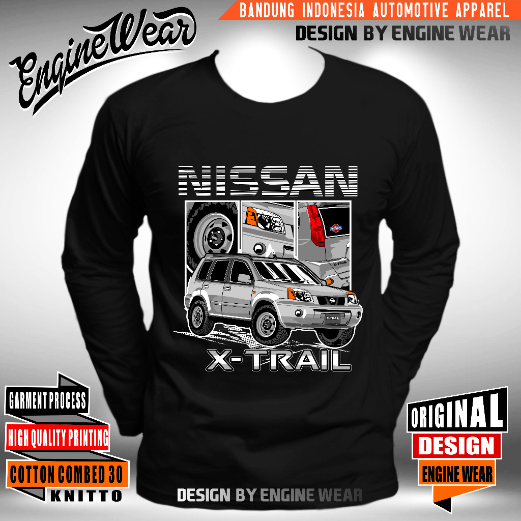 Jual Kaos nissan xtrail livina serena navara juke magnite tshirt polo ...