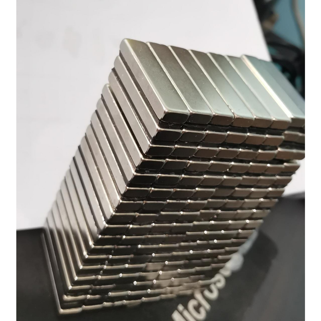 Jual 1pcs Magnet Putih Neodymium Kotak Ukuran 40x10x5 40x10x5mm SUPER ...