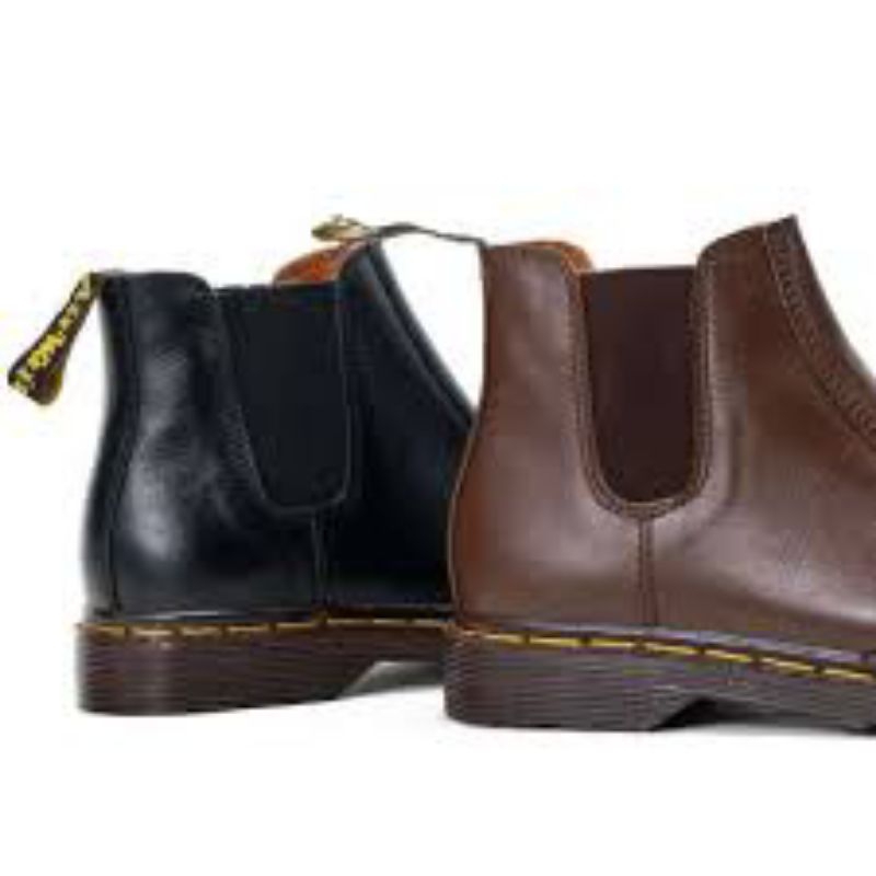 Jual Sepatu Docmart Chelsea Full Leather (kulit Asli) 100% docmart ...