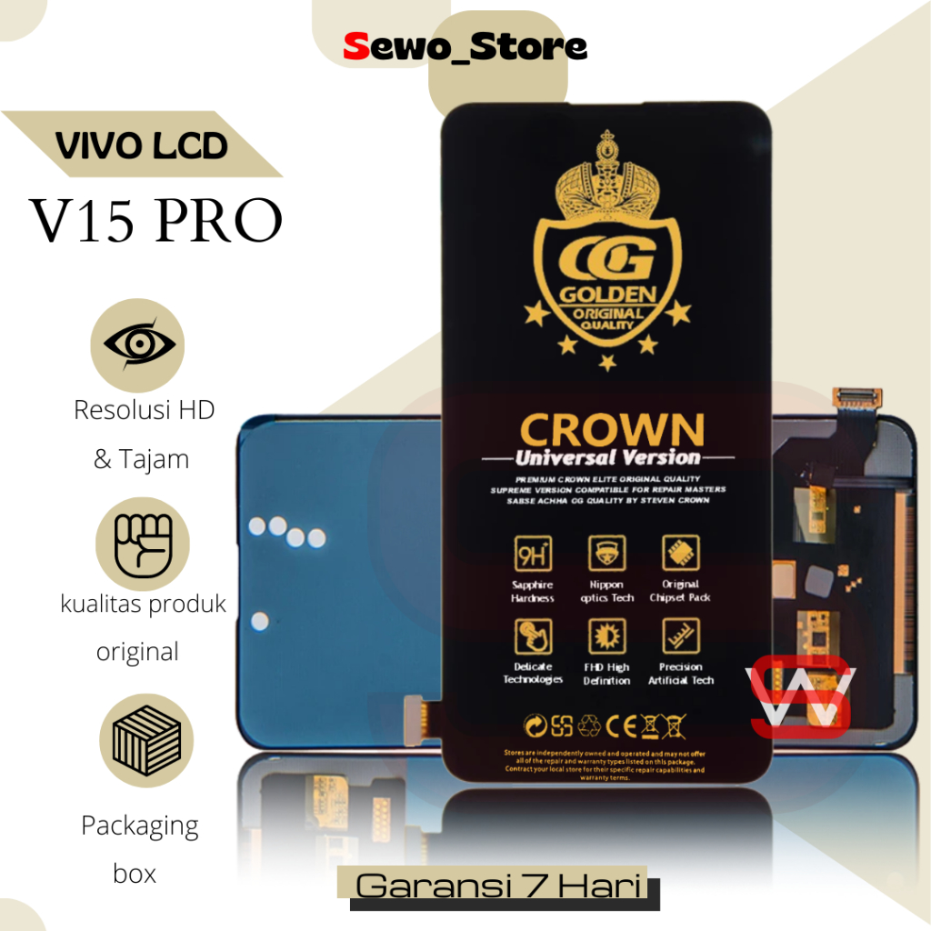 Jual LCD VIVO V15 PRO / TOUCHSCREEN VIVO 1818 ORIGINAL FULLSET COMPLETE ...