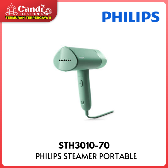Jual PHILIPS Setrika Uap Portabel Handheld Steamer Portable STH3010-70 ...
