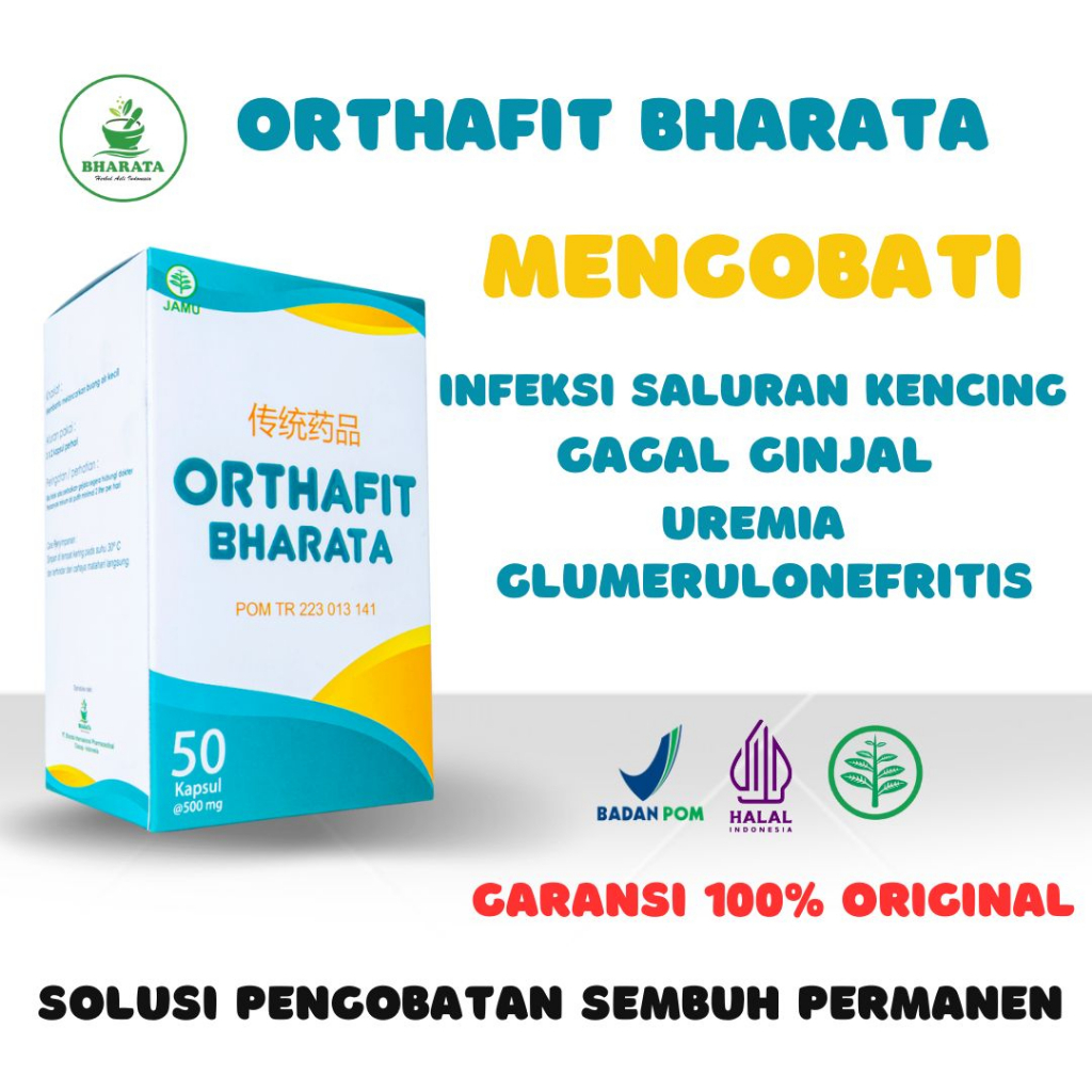 Jual Orthafit Bharata Obat Penyakit Infeksi Saluran Kencing Untuk Pria ...