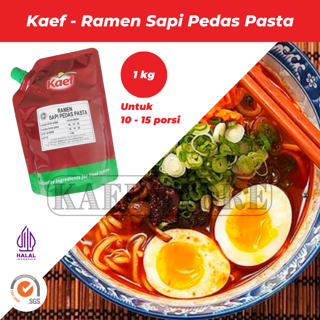 Jual KAEF Ramen Pedas | Bumbu Kuah Ramen | Pasta Bumbu Mie | Japanese ...