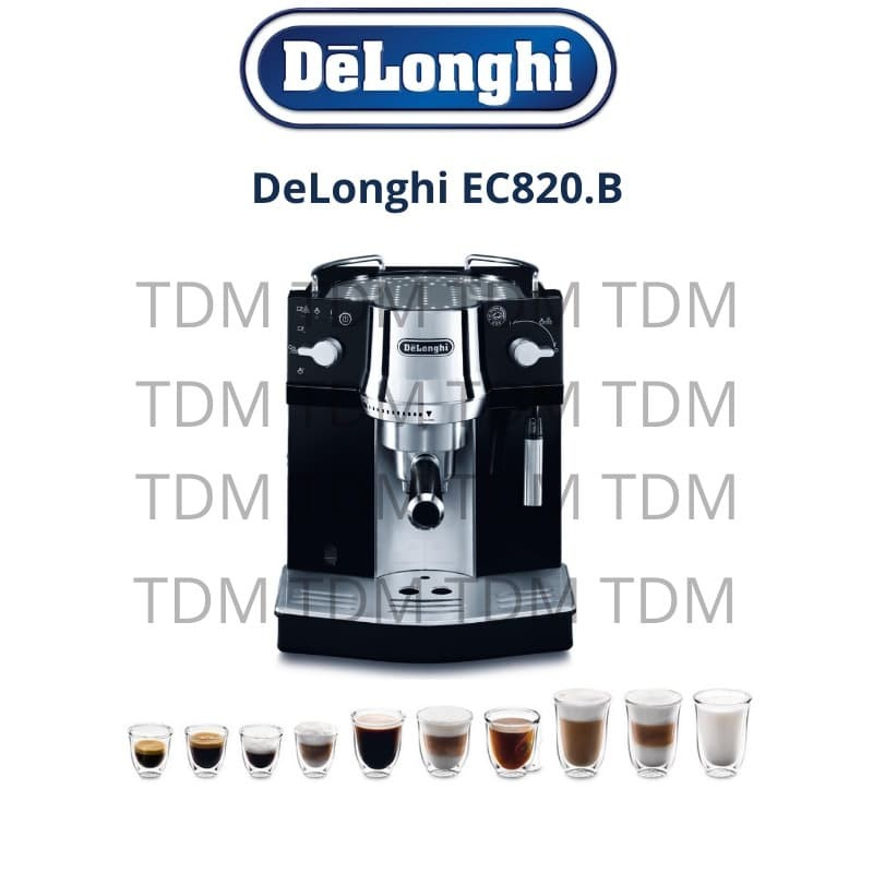 Jual mesin kopi coffee maker espresso machine delonghi EC 820B | Shopee Indonesia