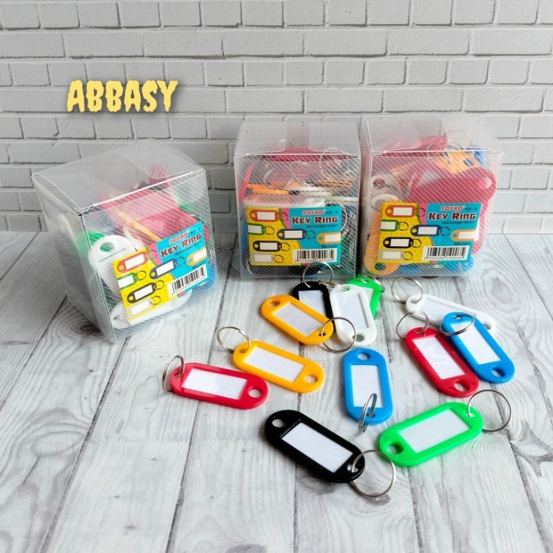 Jual gantungan kunci joyko KEY RING 5 warna ( perpack isi 50 Pcs ...