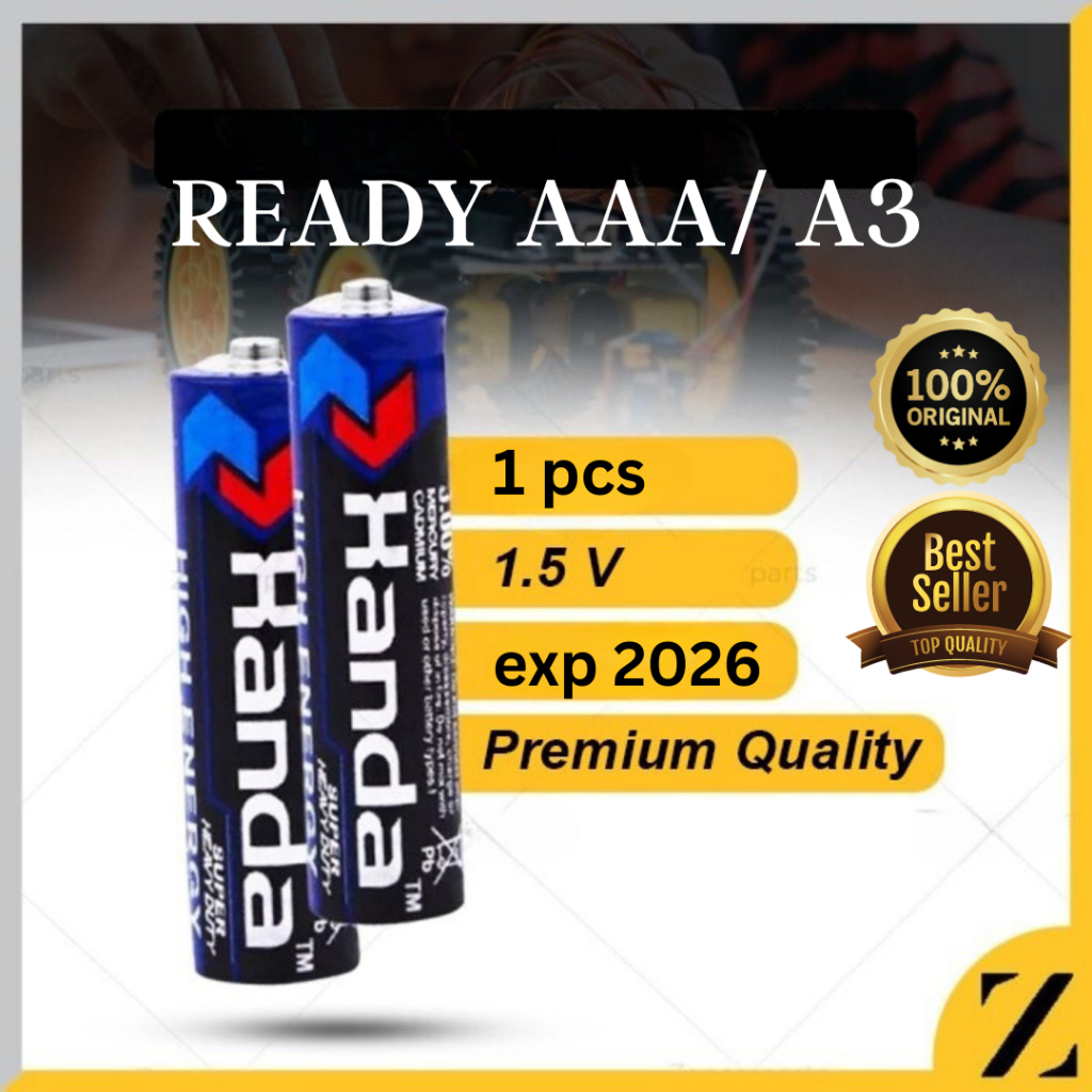 Jual Baterai Batu Batere Battery A2 / AA SNI A3 / AAA SNI 1 buah / 1 ...