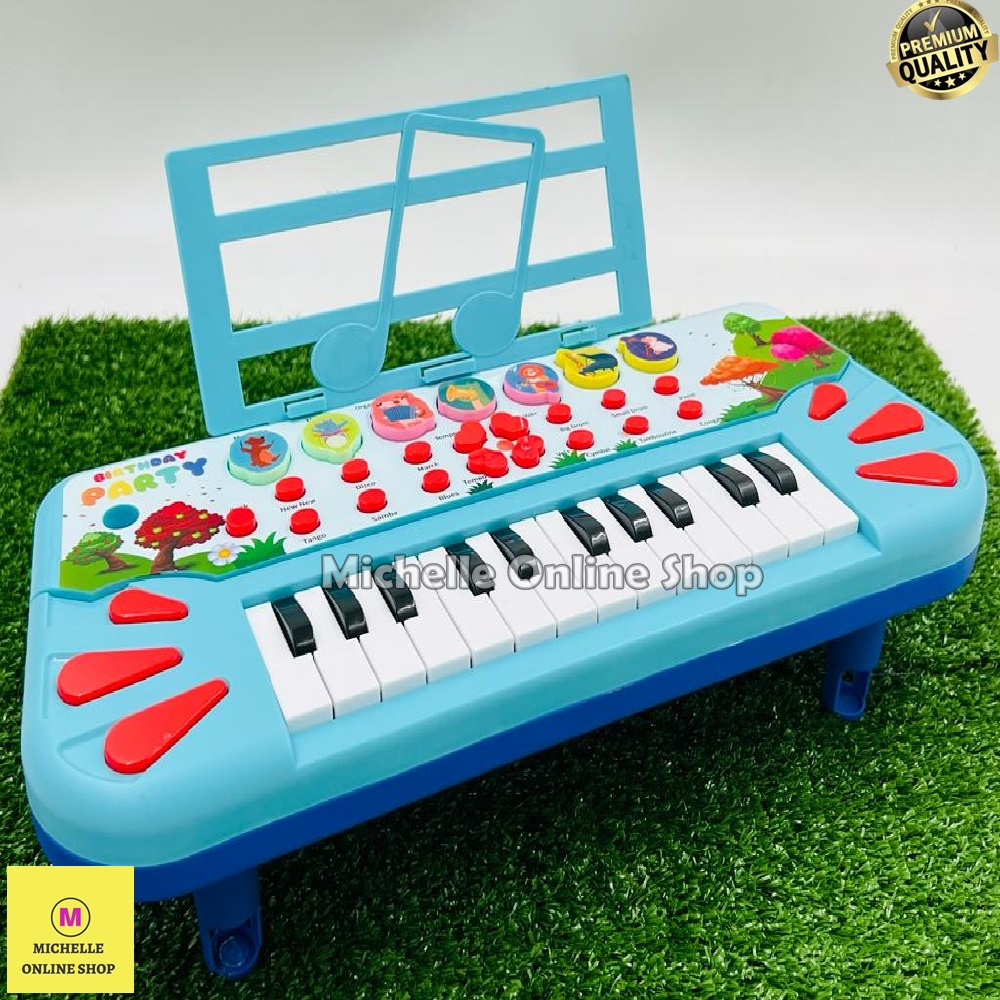Jual Mainan Piano Organ Keyboard 37key Black | Shopee Indonesia