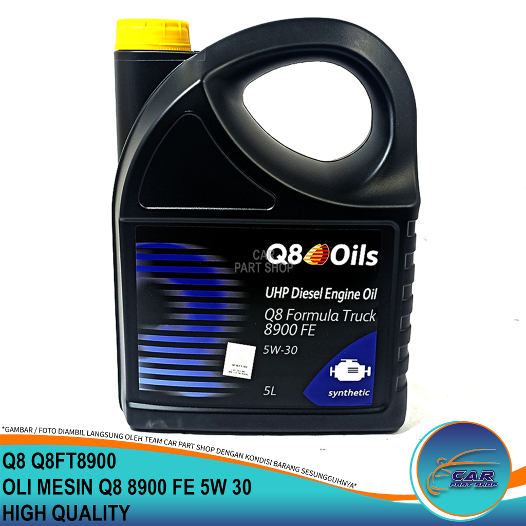 Jual OLI MESIN Q8 8900 FE 5W 30 HIGH QUALITY | Shopee Indonesia