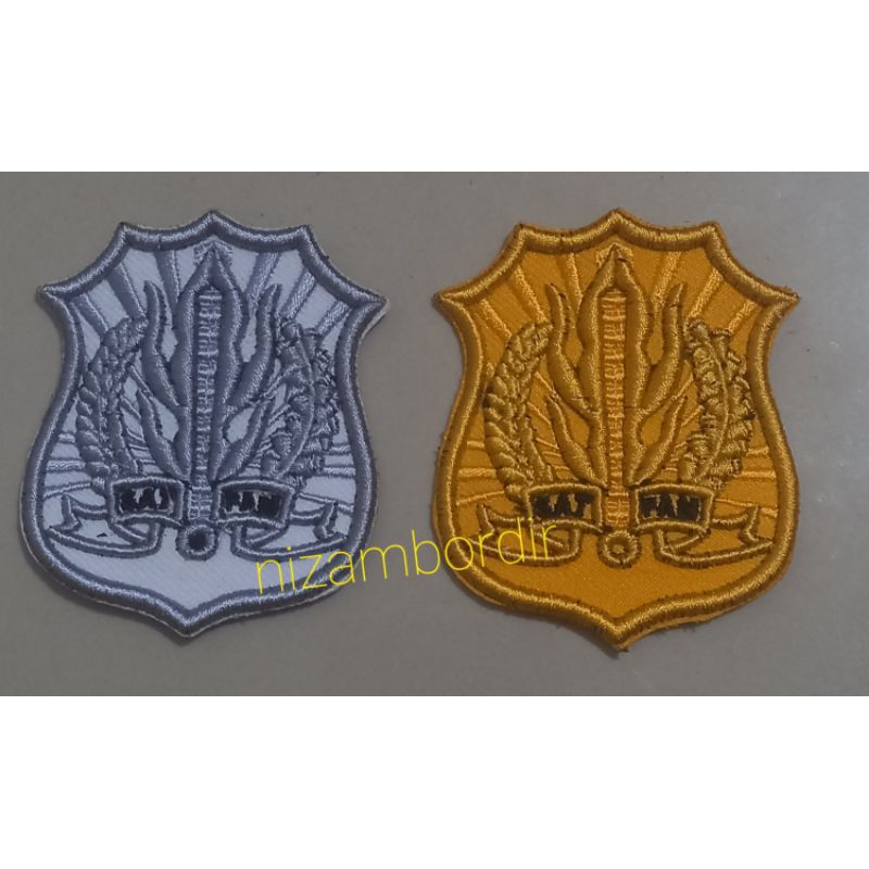 Jual LOGO SATPAM BORDIR TIMBUL/KEWENANGAN SATPAM TIMBUL 3D | Shopee ...