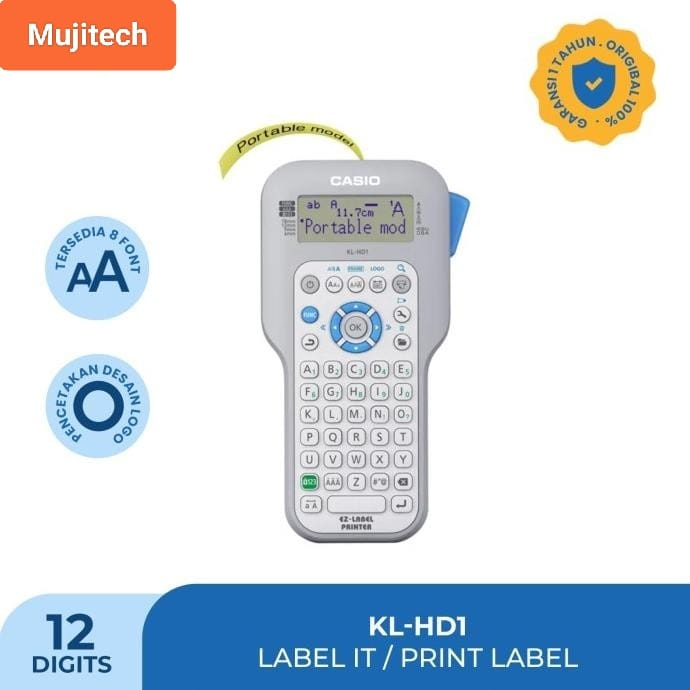 Jual CASIO KL HD1 MESIN LABEL PRINTER KLHD1 | Shopee Indonesia