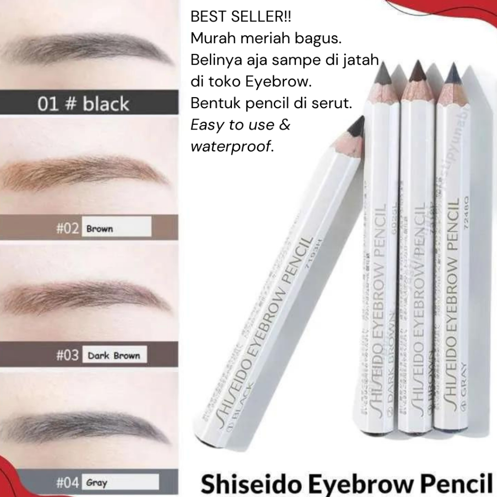 Jual Shiseido Eyebrow Pencil / Pensil Alis Jepang | Shopee Indonesia