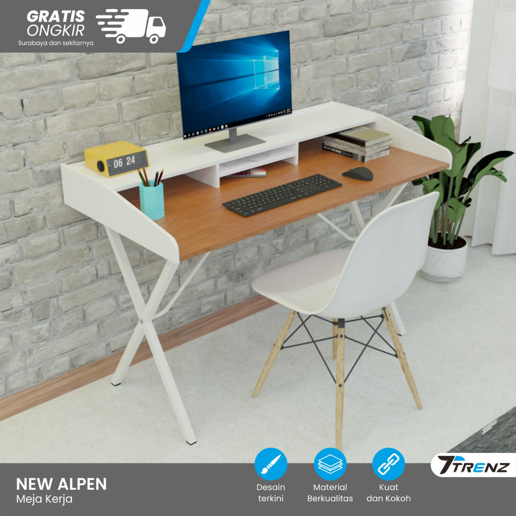 Jual Trenz Furniture - Meja Kantor besi New Alpen Meja Kerja Komputer ...