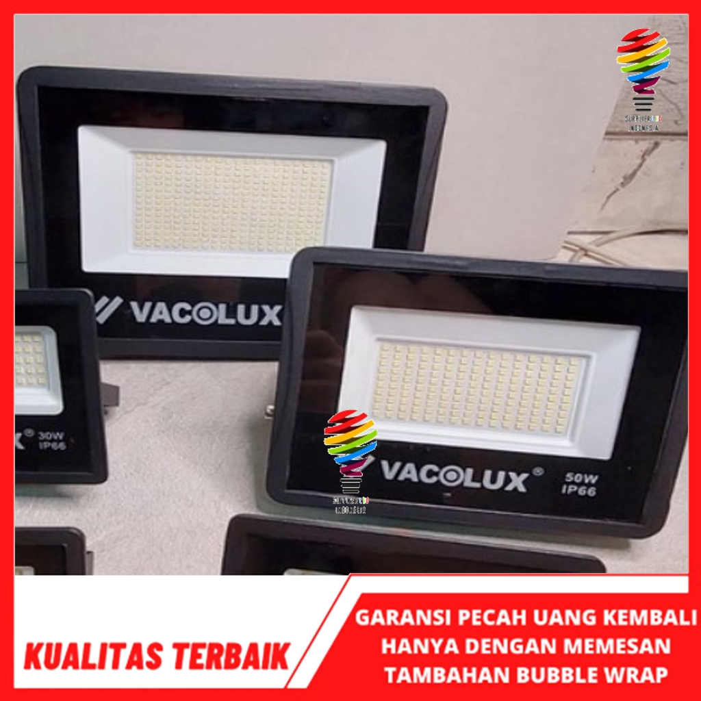 Jual Lampu Sorot Outdoor VACOLUX Lampu Tembak Flood Light LED 10W 20W 30W 50W 100W OUTDOOR ...
