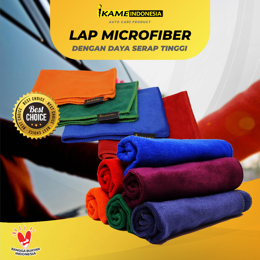 Jual LAP MICROFIBER IKAME ORIGINAL RESMI // LAP KAIN SERBAGUNA | Shopee ...