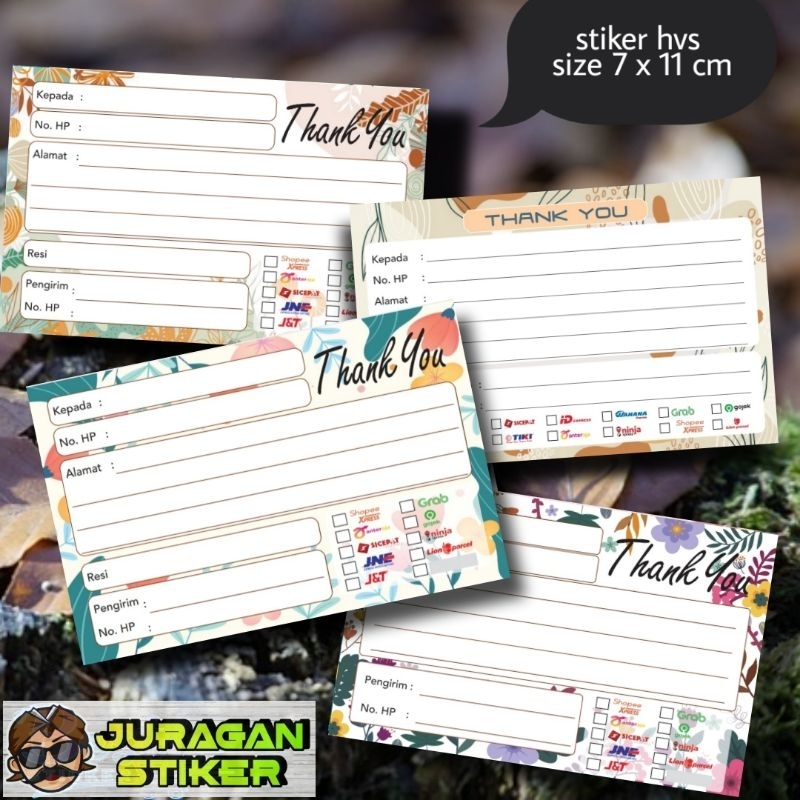 Jual (50pcs) STIKER PENGIRIMAN / STIKER LABEL PENGIRIMAN OLSHOP ...