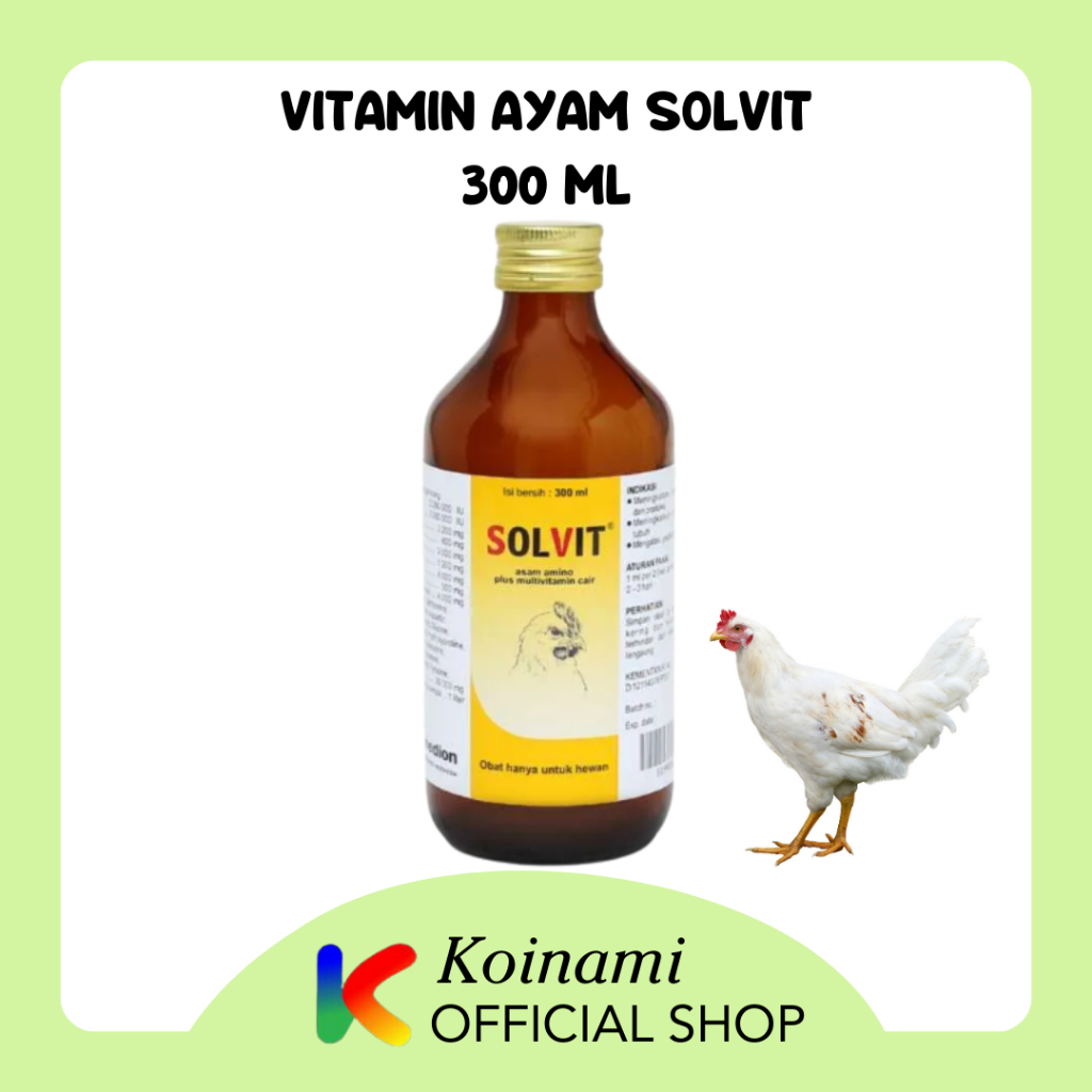 Jual Vitamin Ayam Solvit 300ml / Medion | Shopee Indonesia