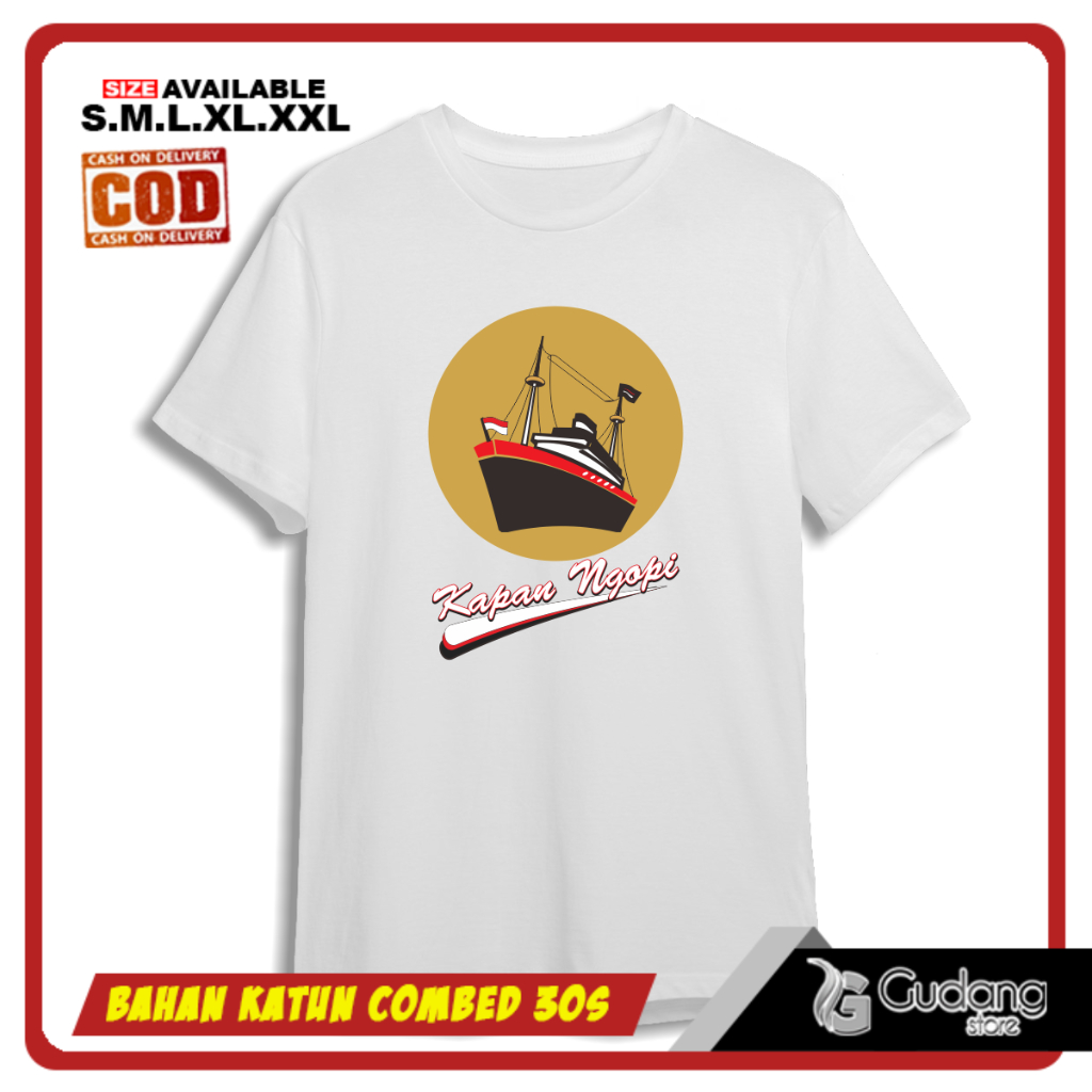 Jual T-shirt Baju Kaos Plesetan KAPAN NGOPI Kaos Pria Wanita Cotton ... Jual T-shirt Baju Kaos Plesetan KAPAN NGOPI Kaos Pria Wanita Cotton ...
