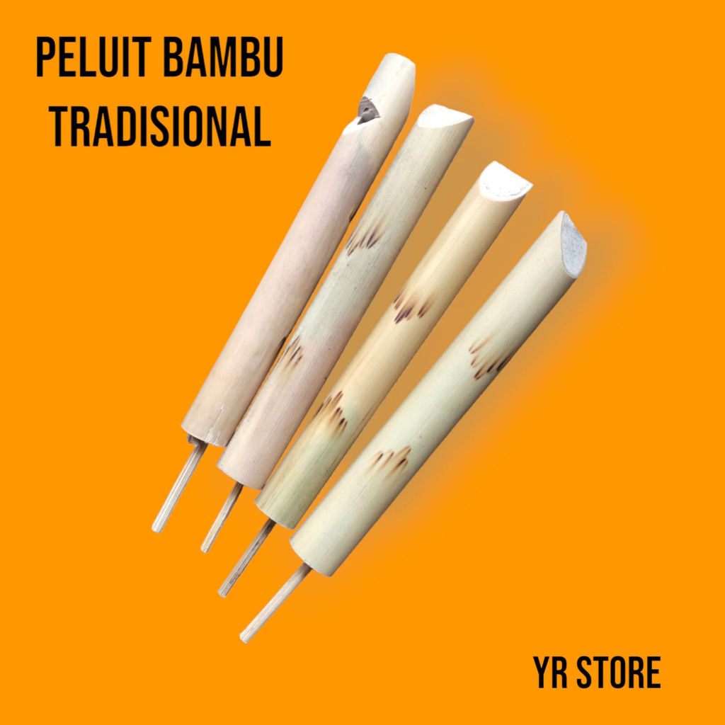Jual (ISI 1 PCS) PELUIT Bambu SULING Suara Burung TRADISIONAL Souvernir ...