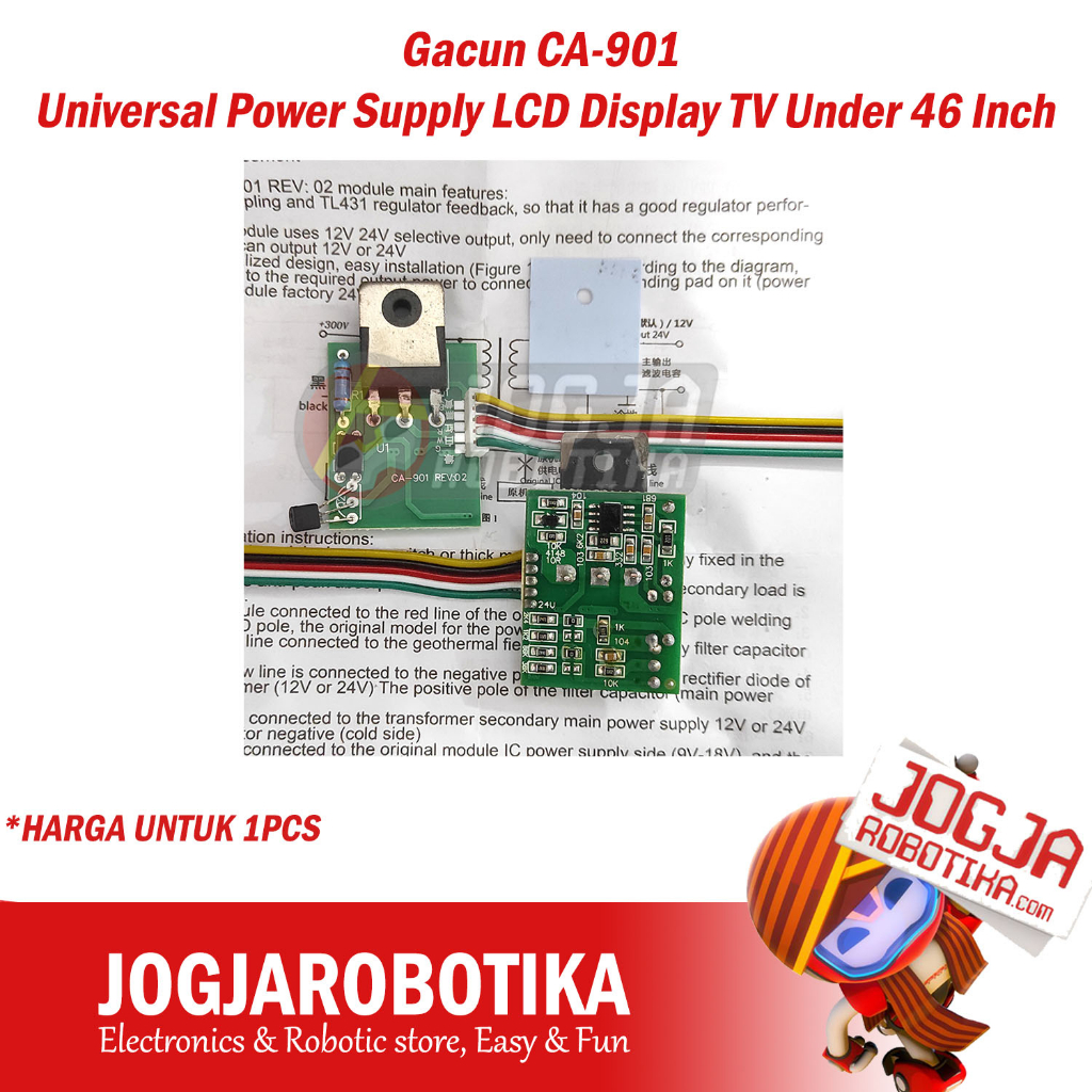 Jual Gacun CA-901 Universal Power Supply LCD Display TV Under 46 Inch ...