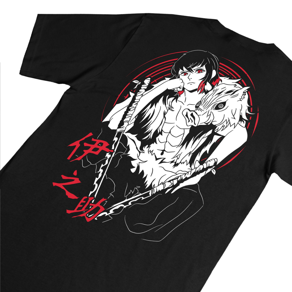 Jual [KAOS ANIME] DEMON SLAYER - INOSUKE HUMAN MODE | INOSUKE | BAJU ...