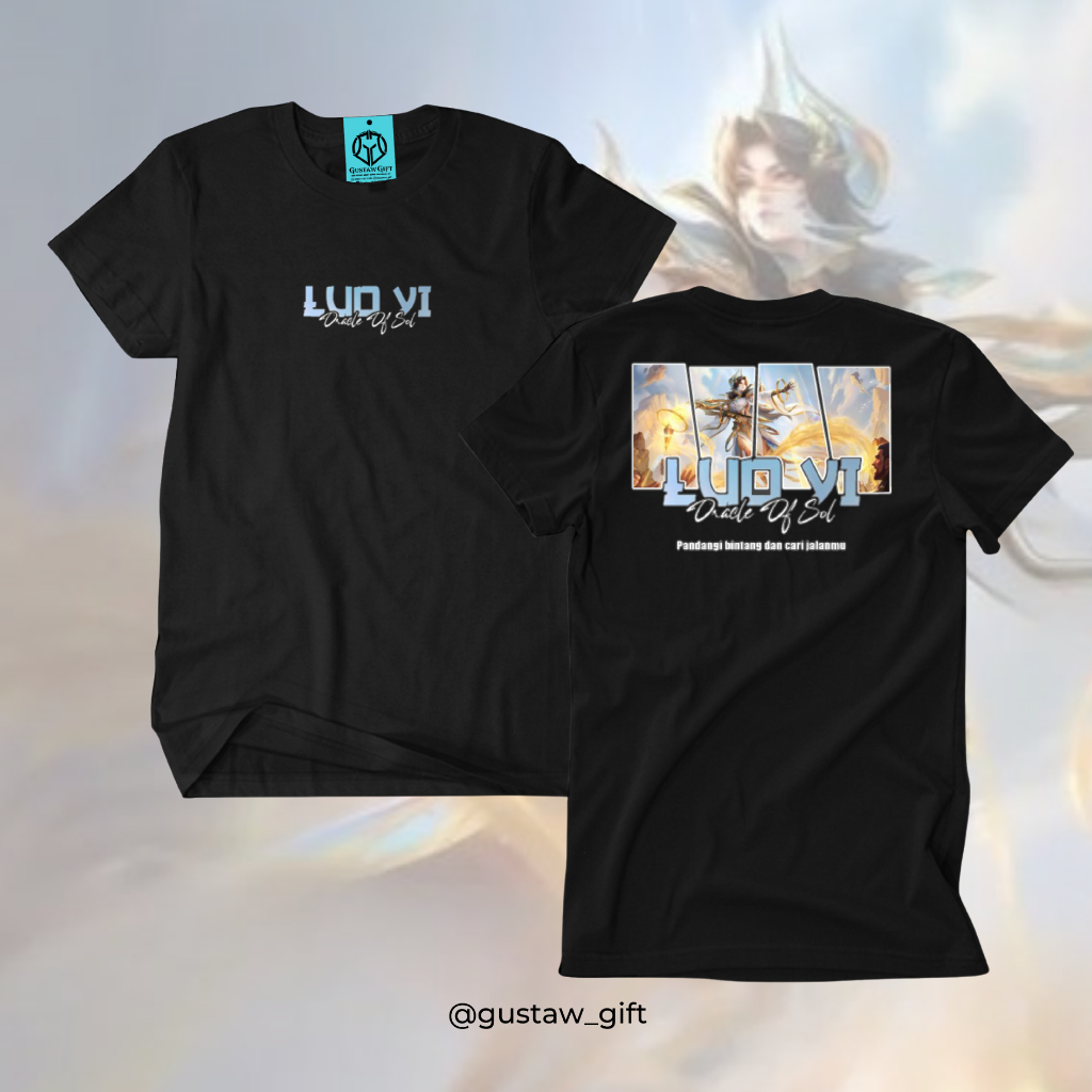 Jual GG T-Shirt LUO YI Epic skin Oracle Of Sol Mobile Legends Kaos ...