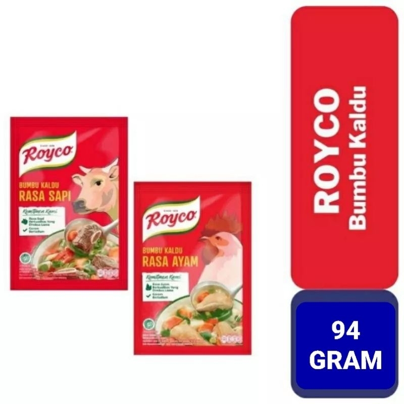 Jual ROYCO 94gr Bumbu Kaldu - Royco ayam / Royco Sapi 5000 | Shopee ...