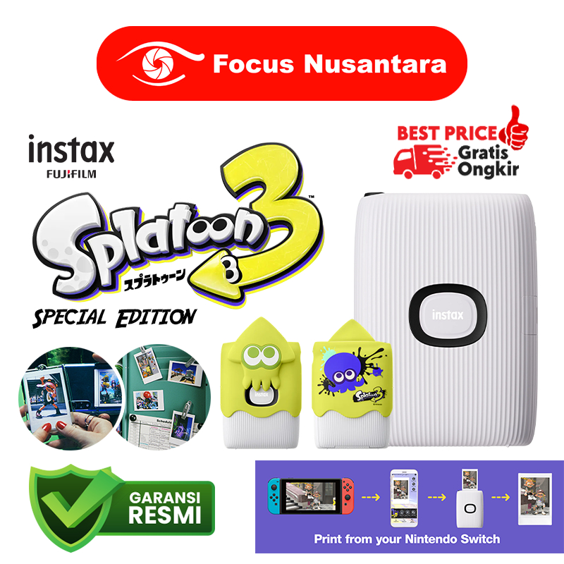 Jual FUJIFILM Instax Mini Link 2 Special Edition Splatoon 3 ( Clay ...