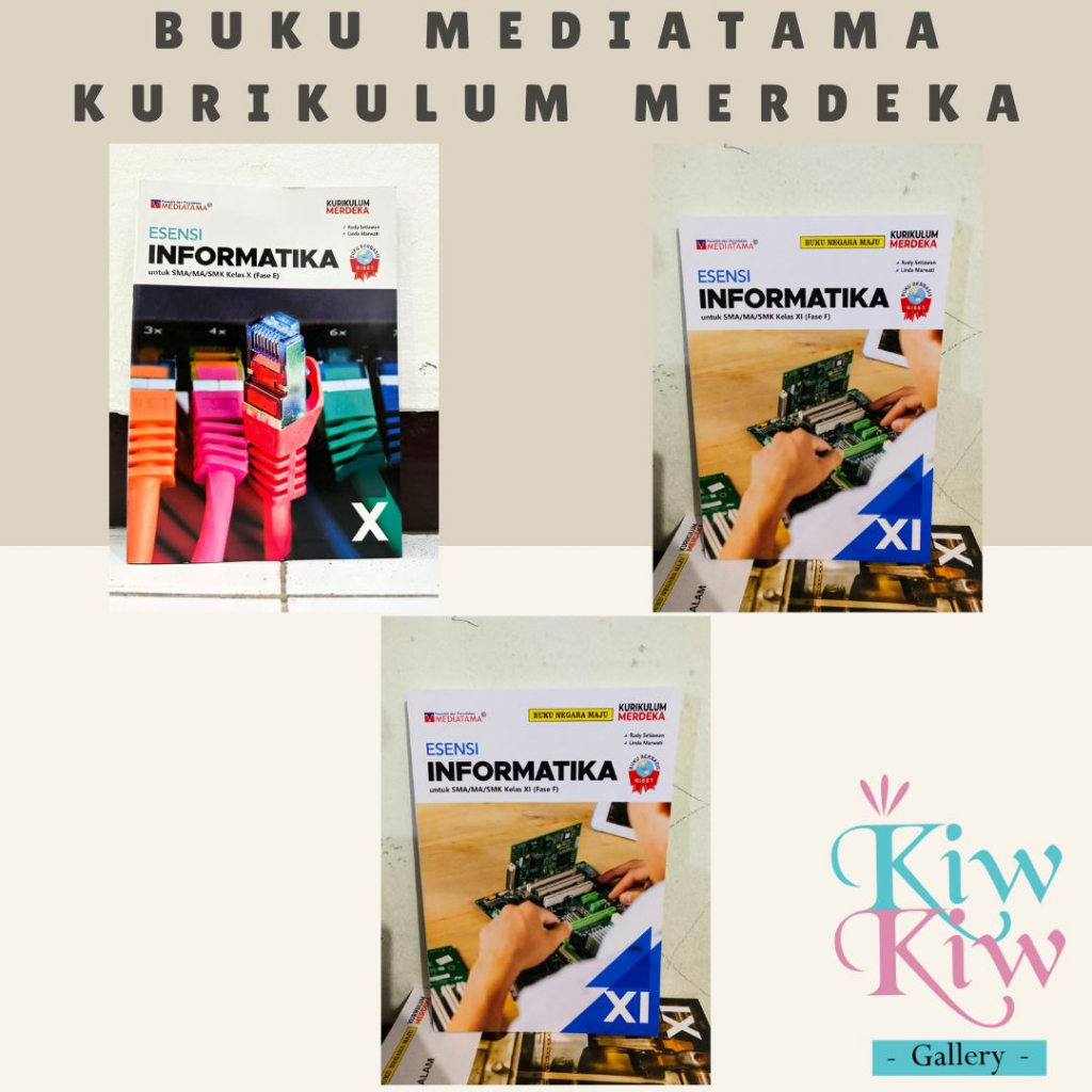 Jual Buku ESENSI Informatika Kelas 10, 11, 12 SMA/MA Kurikulum Merdeka - Mediatama | Shopee ...