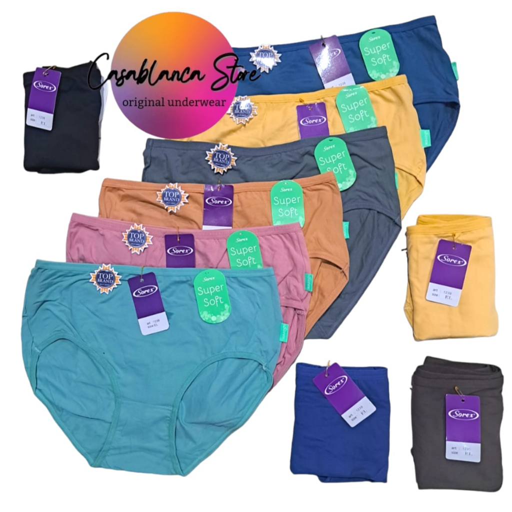 Jual CELANA DALAM WANITA SOREX EDISI SUPER SOFT (Art. 1239) BERBAHAN SANGAT HALUS & LEMBUT ...