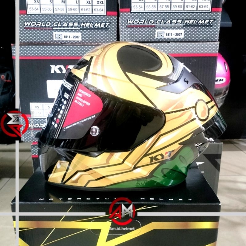 Jual HELM KYT TT COURSE LOKI LIMITED EDITION DARK SMOKE FULL FACE KYT ...