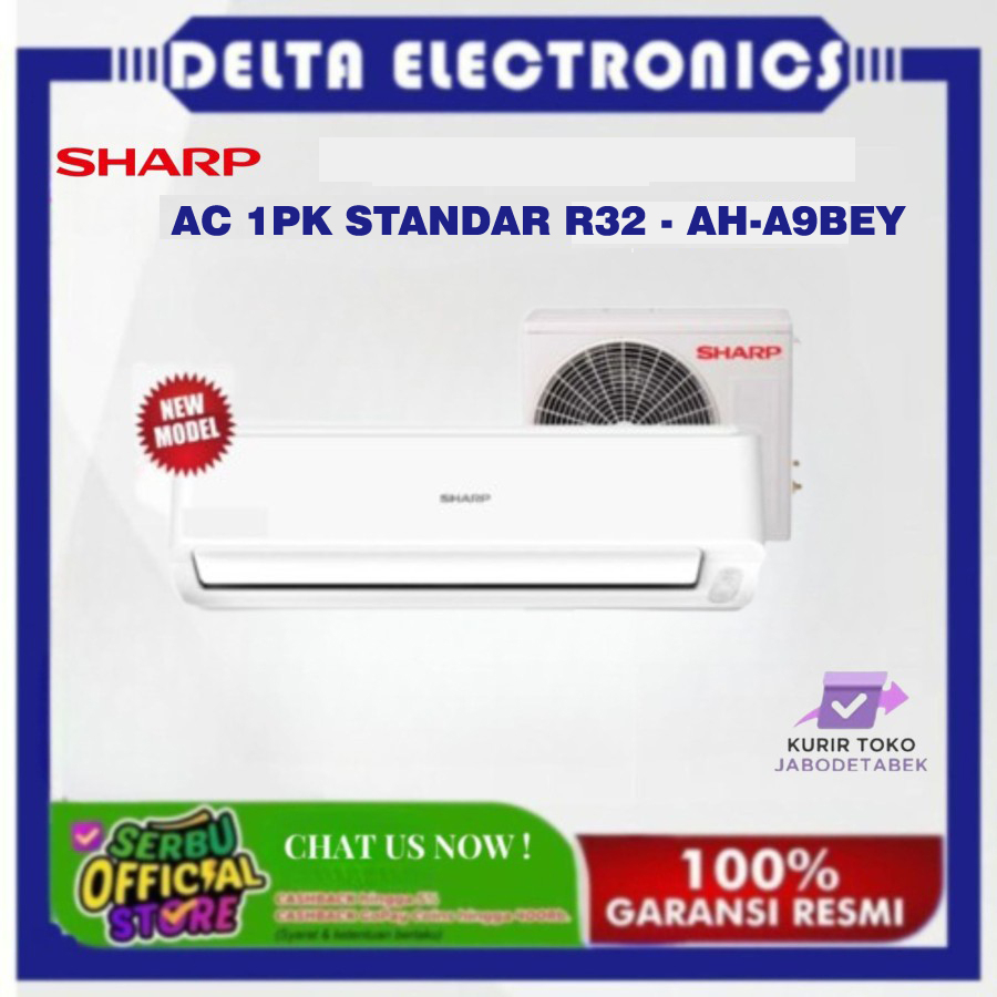 Jual AC Sharp AH-A9BEY AC 1PK / 9BEY AC Split 1 PK Standard Unit Only | Shopee Indonesia