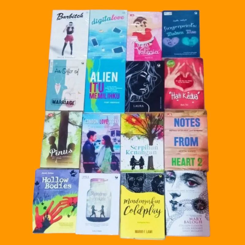 Jual obral buku murah Novel remaja // best seller // sastra // fantasi ...
