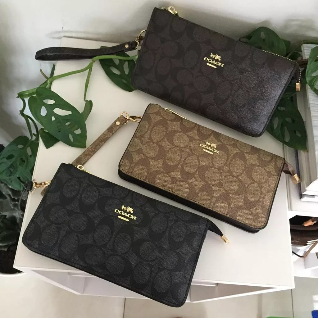 Jual C0@CH Dompet Tangan Wanita dompet HP Kulit Import Quality Premium ...