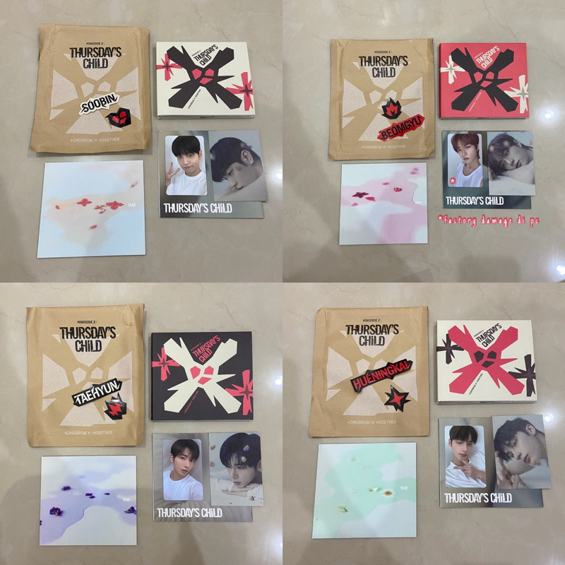 Jual FULLSET ALBUM TXT Minisode 2: Thursday’s Child Tear ver. pc SOOBIN ...