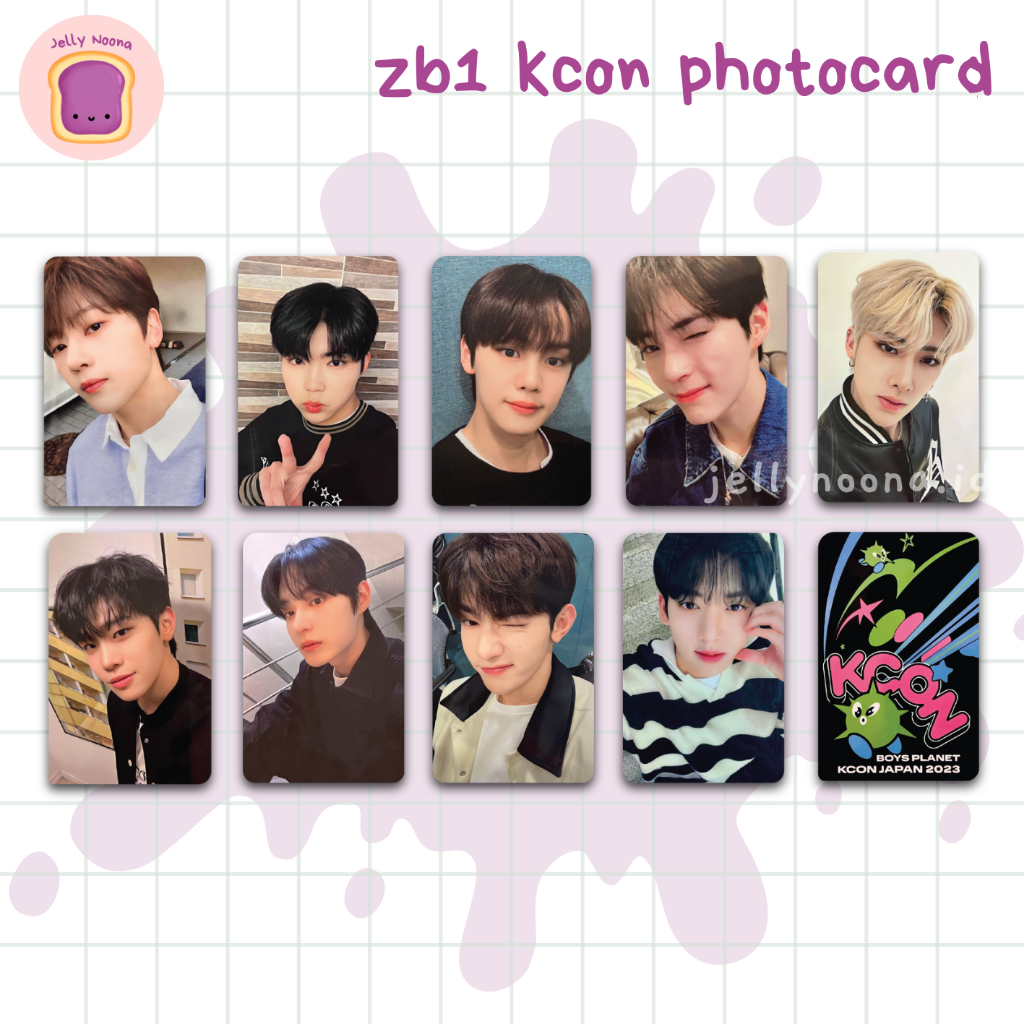 Jual (BELI >5 LEBIH MURAH!) Photocard Zerobaseone ZB1 Kcon Japan - Seok Matthew Sung Hanbin ...