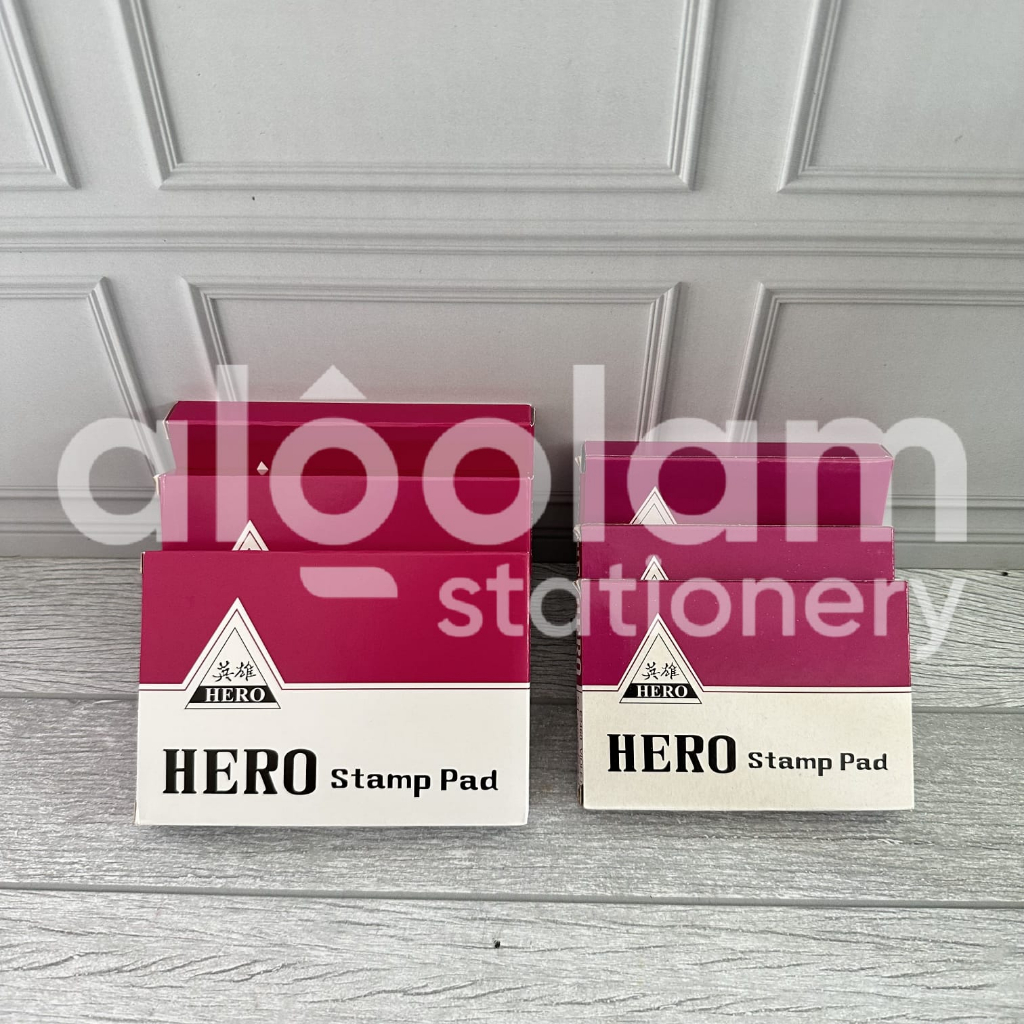 Jual SATUAN ( 1 PCS ) Stamp Pad Hero Bak Stempel Bantalan Stempel Hero ...